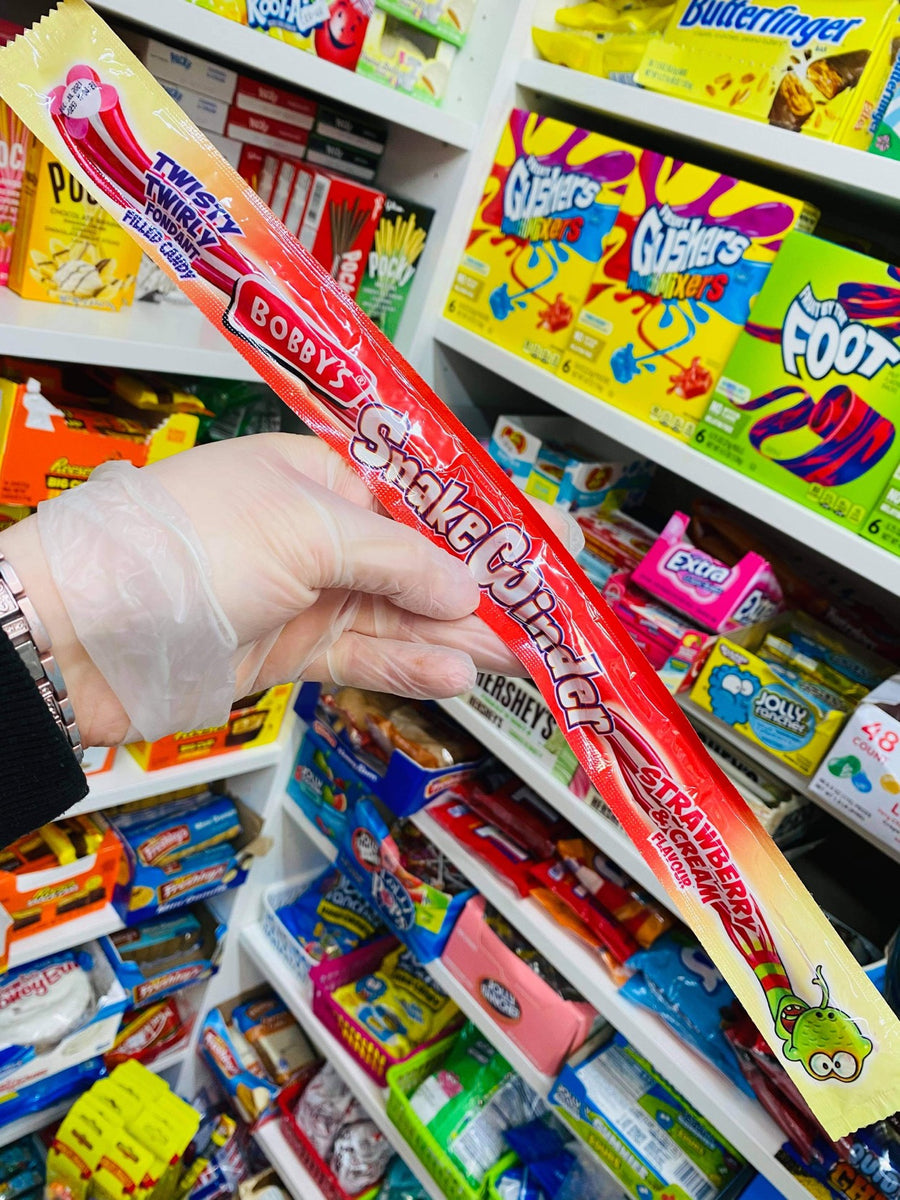 Strawberry Snake Winder – Retro SweetShop UK