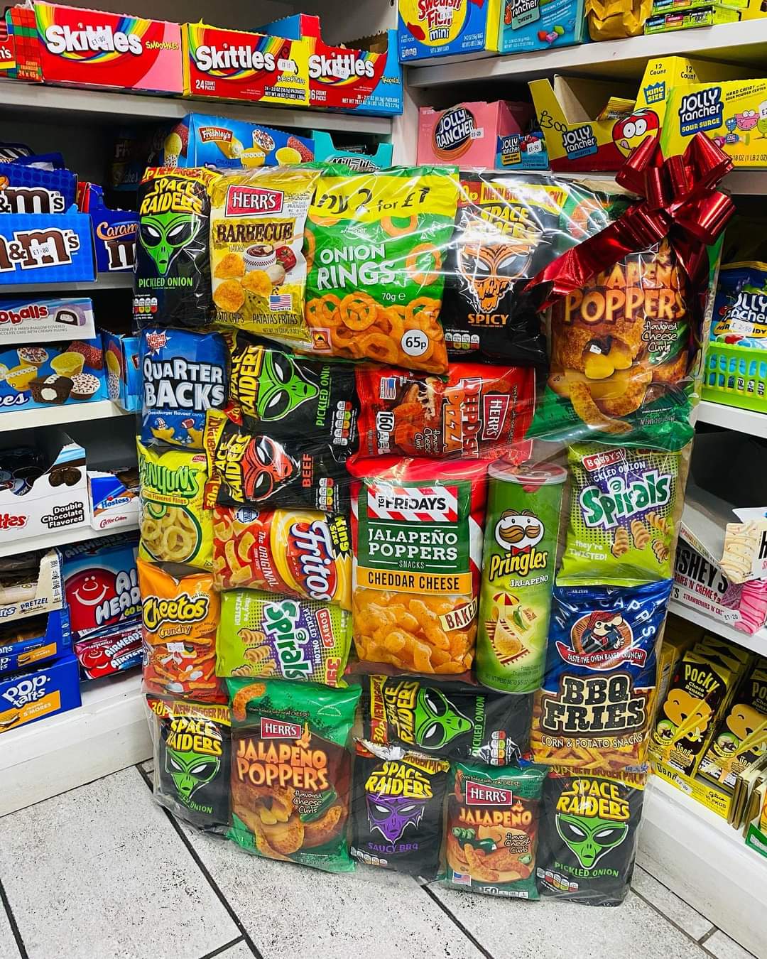 Giant Crisp Hamper board (crisps are a random mix of what we have in s ...